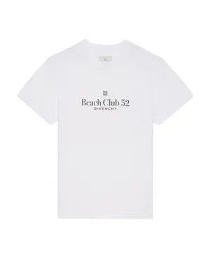 Givenchy Slim Fit T-shirt In Cotton With Logo - White