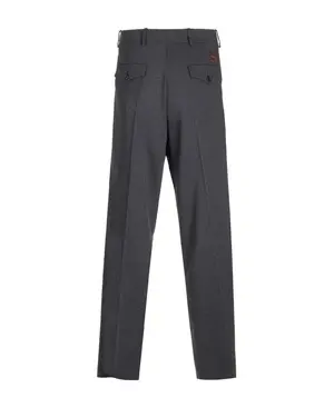 Raf Simons Striped Wool-blend Pants