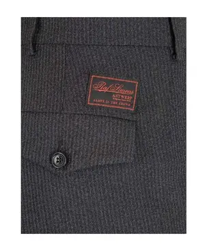 Raf Simons Striped Wool-blend Pants