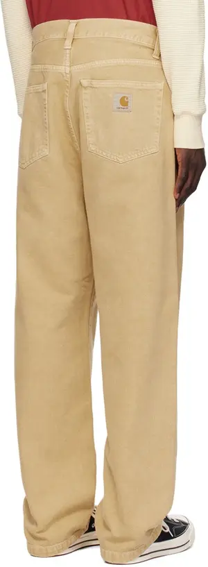 Carhartt Work In Progress Landon Logo-patch Tapered Jeans