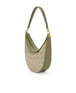Loewe Luna Bag In Anagram Jacquard And Classic Calfskin