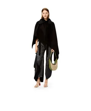 Loewe Luna Bag In Anagram Jacquard And Classic Calfskin