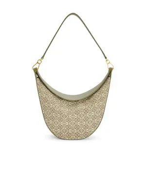 Loewe Luna Bag In Anagram Jacquard And Classic Calfskin