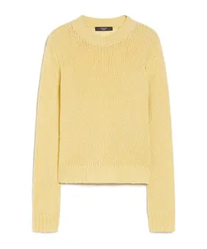 Max Mara Dalida Crewneck Jumper - Yellow