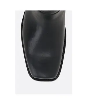 Paris Texas Square Toe Studded Ankle Boots