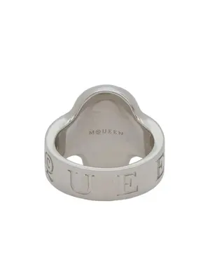 Alexander McQueen Skull Slip-on Ring