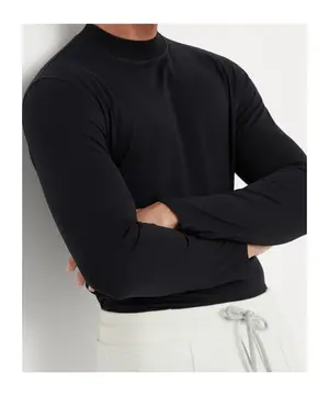 Brunello Cucinelli Mock-neck Cotton T-shirt