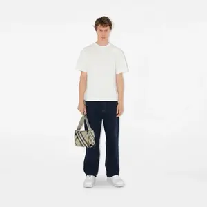 Burberry Checked Foldover Crossbody Bag - Moss Color