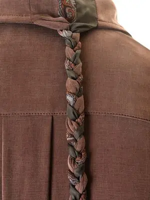 MAGLIANO Braid-detailed Long-sleeved Shirt