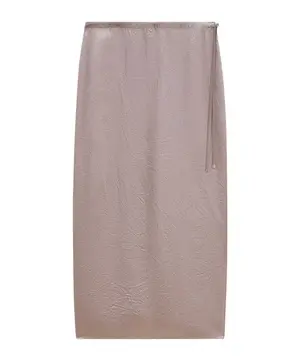 Filippa K Crinkled Pencil Skirt - Nude