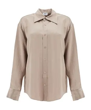 Filippa K Crinkled Shirt - Nude