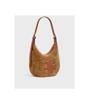 Celine Small Heloïse Bag In Shearling And Calfskin