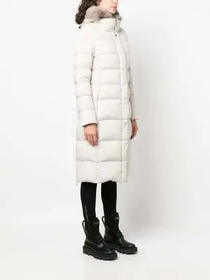 MOORER Coats Ivory