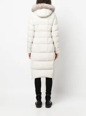 MOORER Coats Ivory