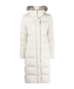 MOORER Down Coat - White
