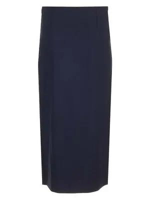 Chloé Slit Detail Midi Skirt