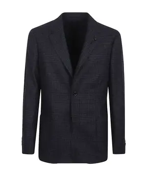 LARDINI Roma Regular Fit Jacket - Black