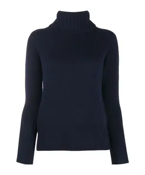 DRUMOHR Long-sleeve High-neck Sweater - Blue