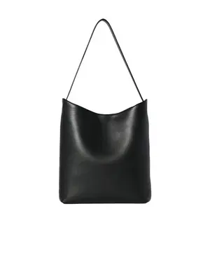 THE ROW Alma Shoulder Bag - Black