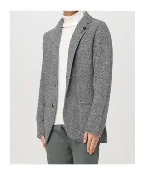 LARDINI Brooch-detailed Tailored Blazer