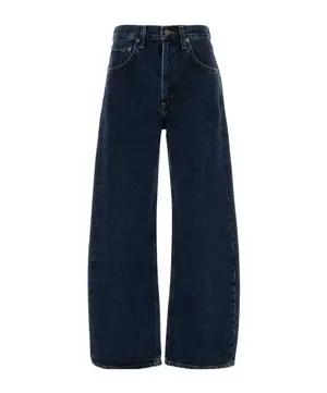 AGOLDE Buttoned Tapered Leg Jeans