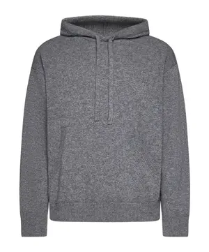 ROBERTO COLLINA Hooded Sweater - Gray