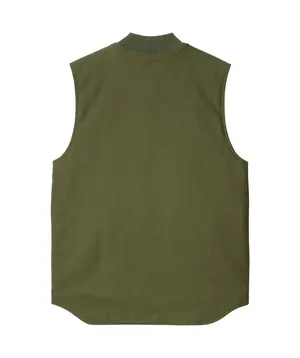 Carhartt Work In Progress Logo Patch Zipped Gilet