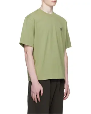 Stone Island Logo Patch Short Sleeve T-shirt - Sage Color