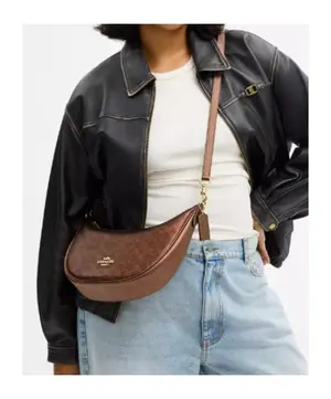 COACH Aria Shoulder Bag In Signature Canvas