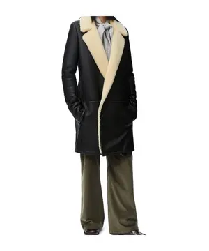 Loewe Coat In Shearling