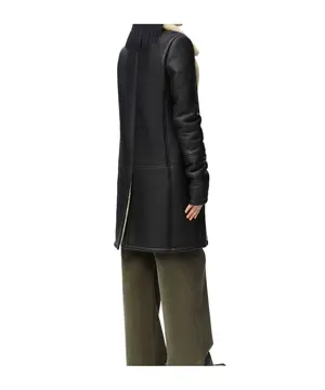 Loewe Coat In Shearling