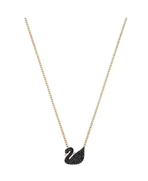 SWAROVSKI Black Swan Pendant Necklace