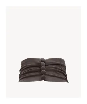 Saint Laurent Knit Hat, Headband, And Choker Set