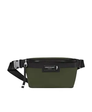 Longchamp X Econyl Medium Le Pliage Energy Canvas Belt Bag - Green