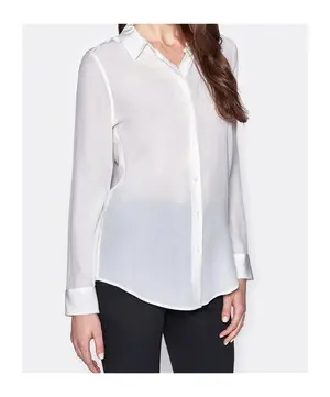 Equipment Button-up Long Sleeve Top