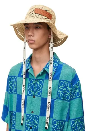Loewe Logo Embossed Fisherman Hat