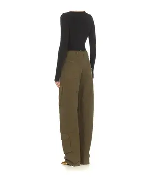 DARKPARK Distressed Wide-leg Cargo Jeans