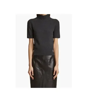 Khaite Cecil Mock-neck Knitted Sweater