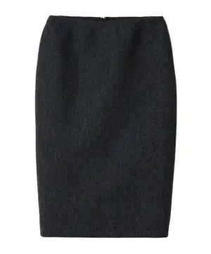 Miu Miu Midi Skirt With Rear Slit