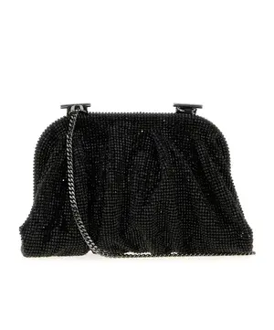 Benedetta Bruzziches Embellished Clutch Bag - Black