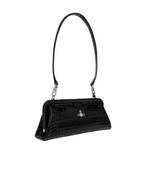 VIVIENNE WESTWOOD Orb Plaque Embossed Shoulder Bag