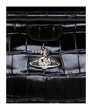 VIVIENNE WESTWOOD Orb Plaque Embossed Shoulder Bag