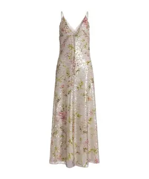 Alberta Ferretti V-neck Dress