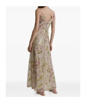 Alberta Ferretti V-neck Dress