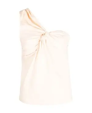 FORTE_FORTE One-shoulder Blouse - White