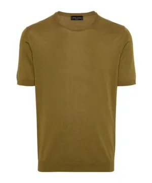 ROBERTO COLLINA Short-sleeved Crew Neck T-shirt