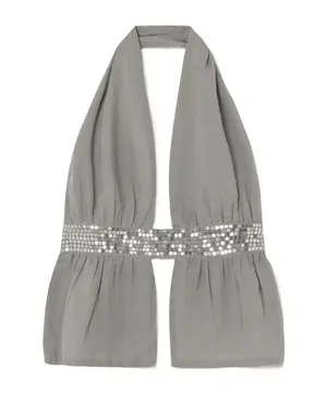 Gimaguas Infinito Sequin-embellished Halter-neck Top - Gray