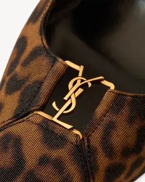 Saint Laurent Babylone Bretuil Slingback Pumps - Brown
