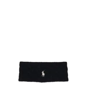 Polo Ralph Lauren Cable Knit Headband - Black
