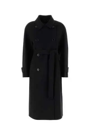 Max Mara Samanta Double-breasted Belted Coat - No